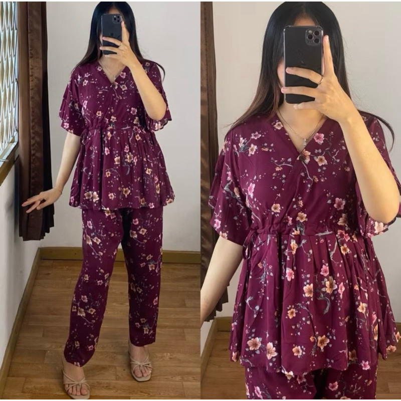 Zavia suit || Bumil Busui Friendly | Shopee Philippines