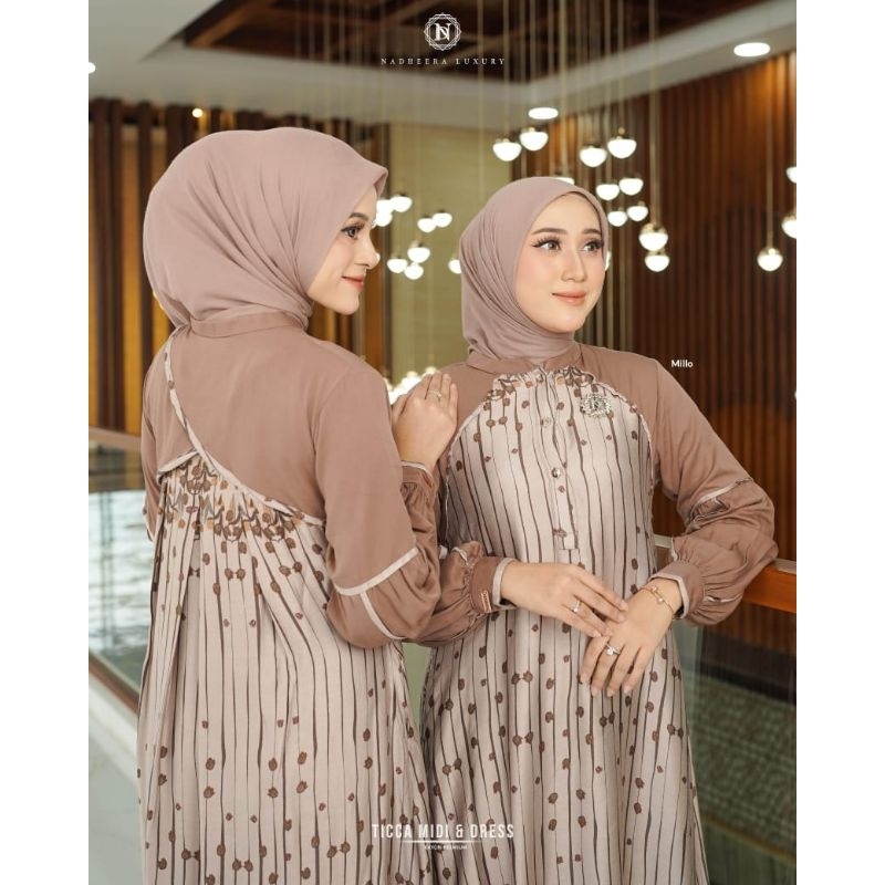 TICCA MIDI DRESS AND DRESS BY NADHEERA LUXURY | Shopee Philippines