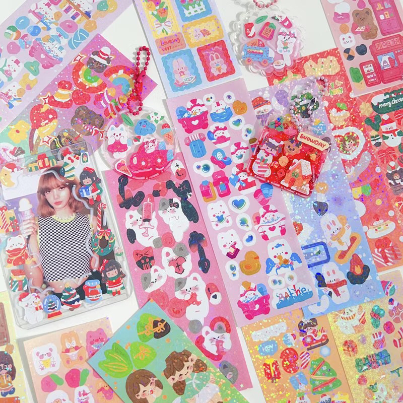 Cute Aesthetic Journaling DIY Photocard Sticker | Sticker | Shopee ...
