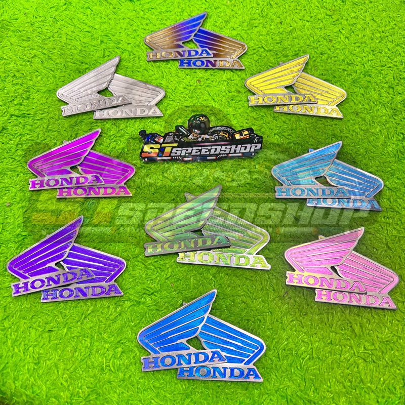 Original Vietnam Honda Wing Titanium Wing Emblem | Shopee Philippines