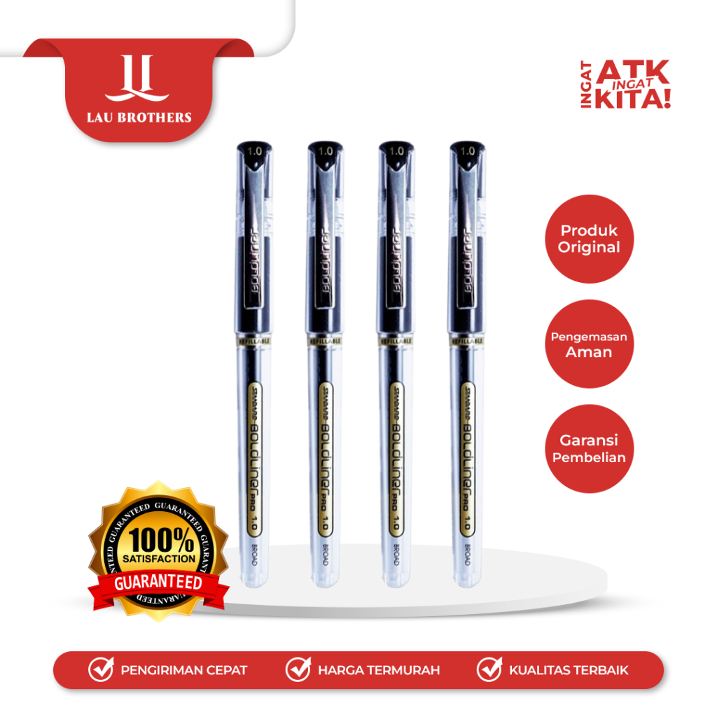 STANDARD PEN BOLDLINER PRO 1.0mm (1LSN/ 12PCS) | Shopee Philippines