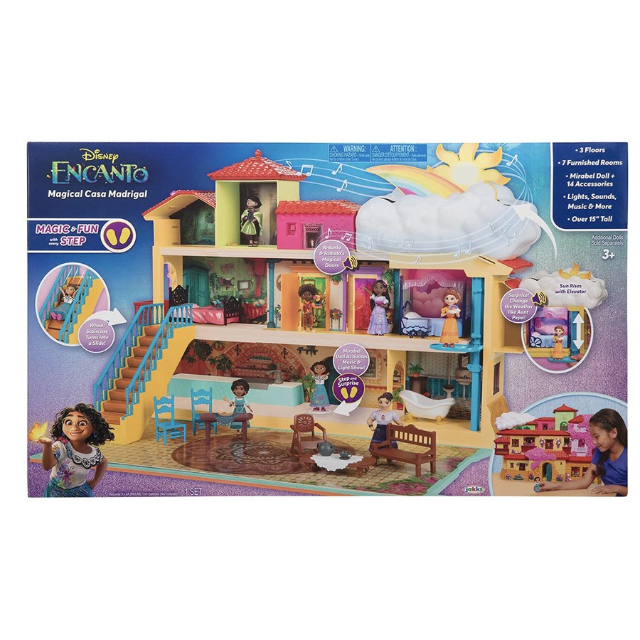Disney Encanto Magical Madrigal House Playset with Mirabel Doll ...