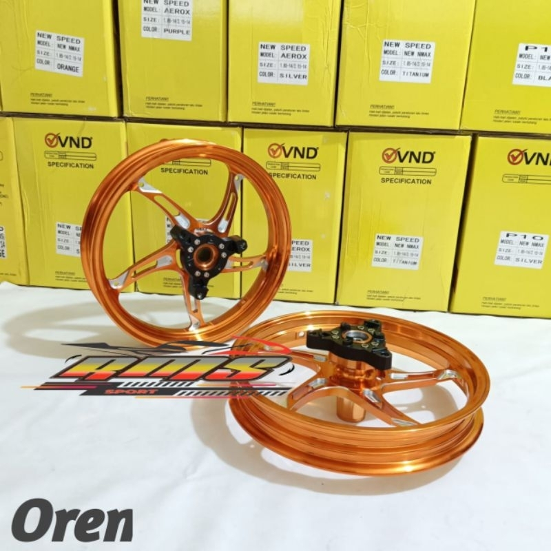 VND ORIGINAL RACING RIMS NEW SPEED 185x14 & 215x14 AEROX OLD AEROX NEW ...