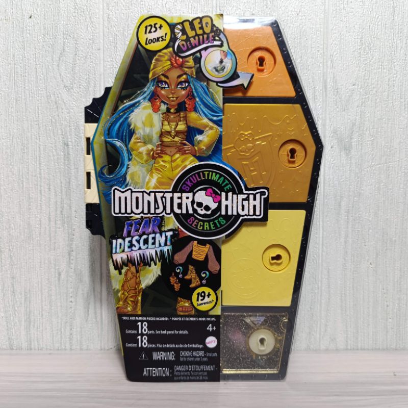 Monster High Doll Cleo Denile Skulltimate Secrets Fear Identized ...