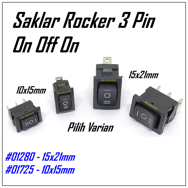 Mini Ac DC Rocker Switch 21x15mm 10x15mm 2-way Switch 3 legs SW ON OFF ...