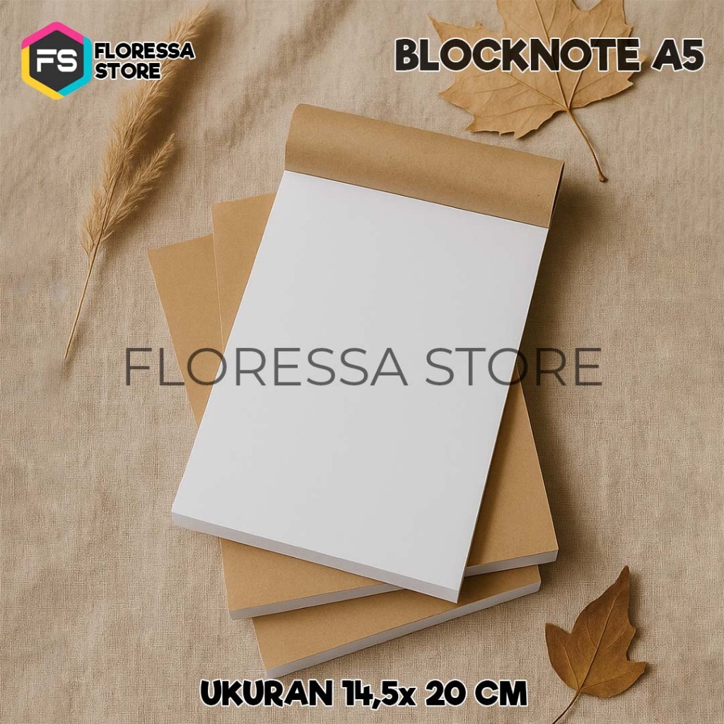 BLOCKNOTE A5 PLAIN NOTE A5 BLOCK NOTE A5 CONTENTS 20 SHEETS | Shopee Philippines