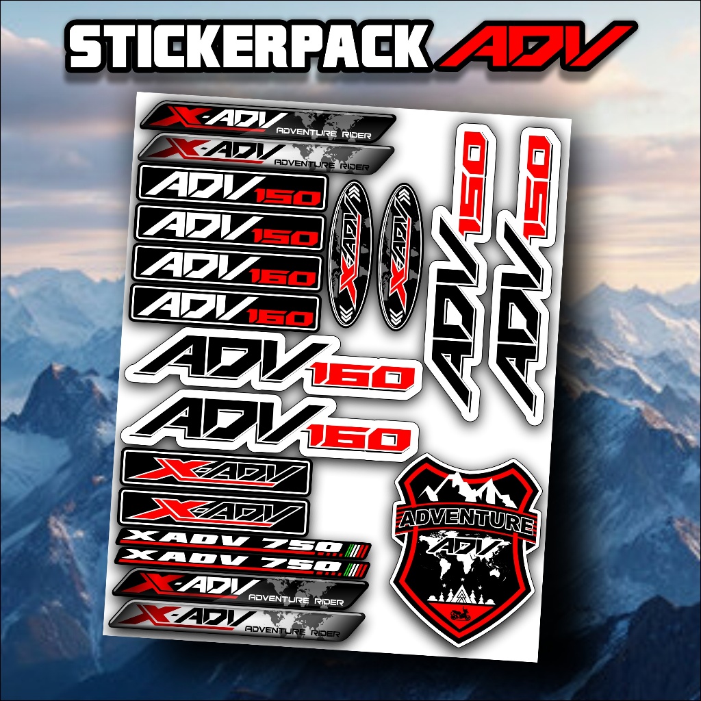 Sticker Pack ADV150 ADV160 and X ADV Community Full Pack Community ...