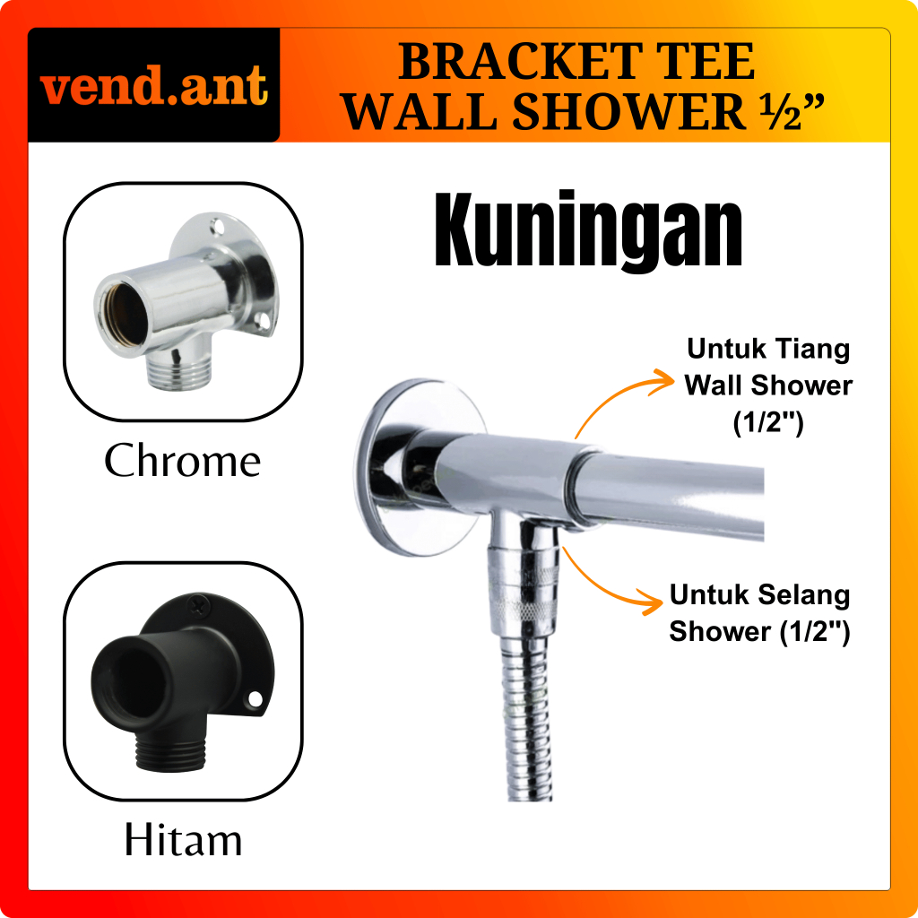 Tee Bracket T Bracket Pipe Pole Connection Wall Shower Outdoor ...