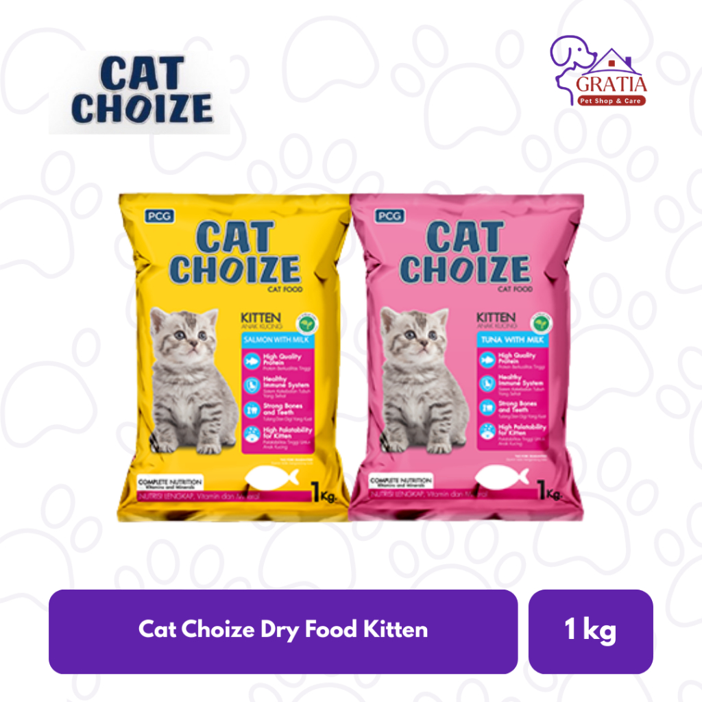 CAT CHOIZE Kitten Dry Kitten Food 1 kg | Shopee Philippines