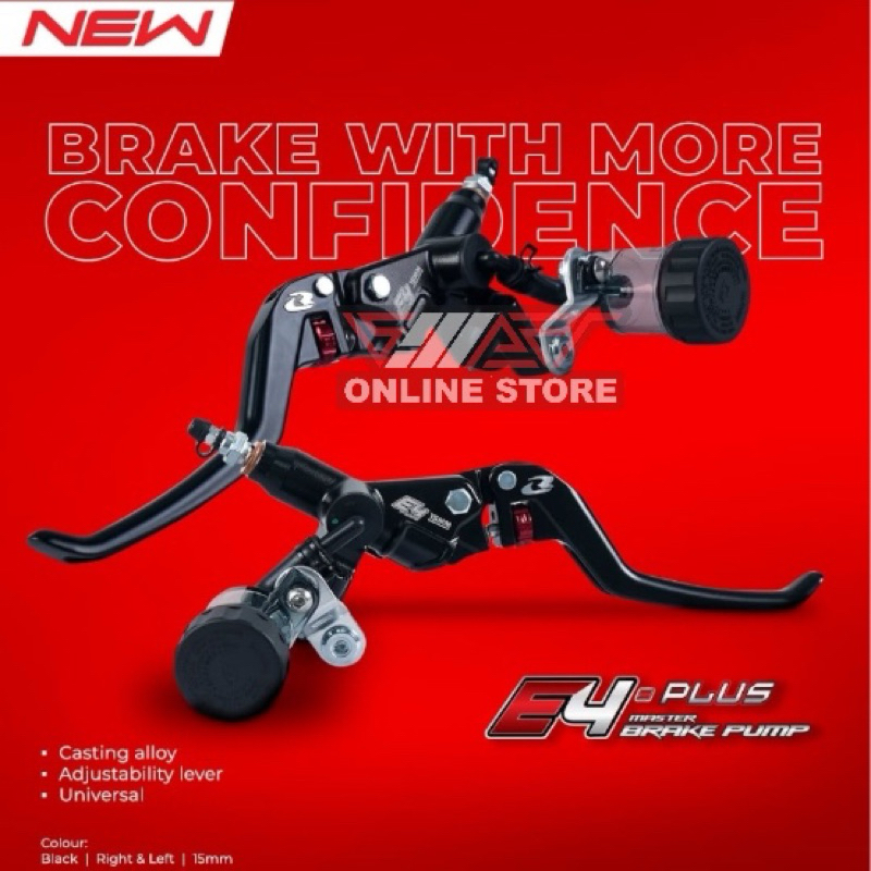 MASTER BRAKE TUBE RCB E4 + (PLUS) 15 MM / MASTER BRAKE PUMP RCB E4 ...