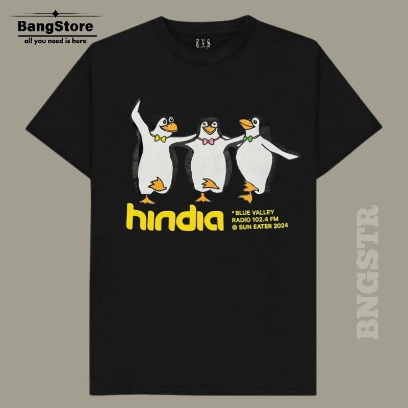 ___Hindia - Dress Up Pigment Dyed | Black T-shirt | New Merchandise ...