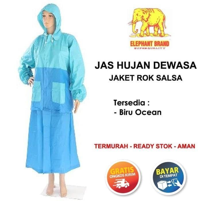 SALSA Skirt Raincoat. Muslim raincoat. Hijab women's raincoat | Shopee ...