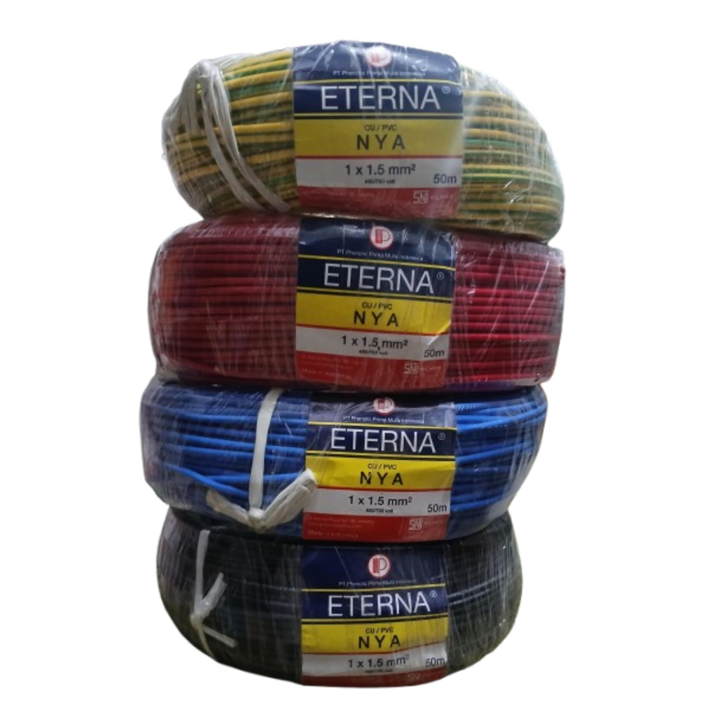 ETERNA CABLE NYA 1X1.5 single wire 50 meters (SNI) | Shopee Philippines