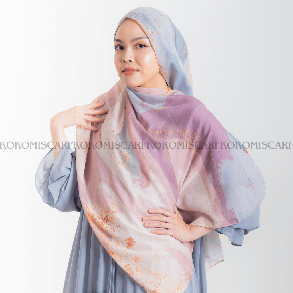 Pashmina Marble Pastel By Kokomi | Shopee Philippines