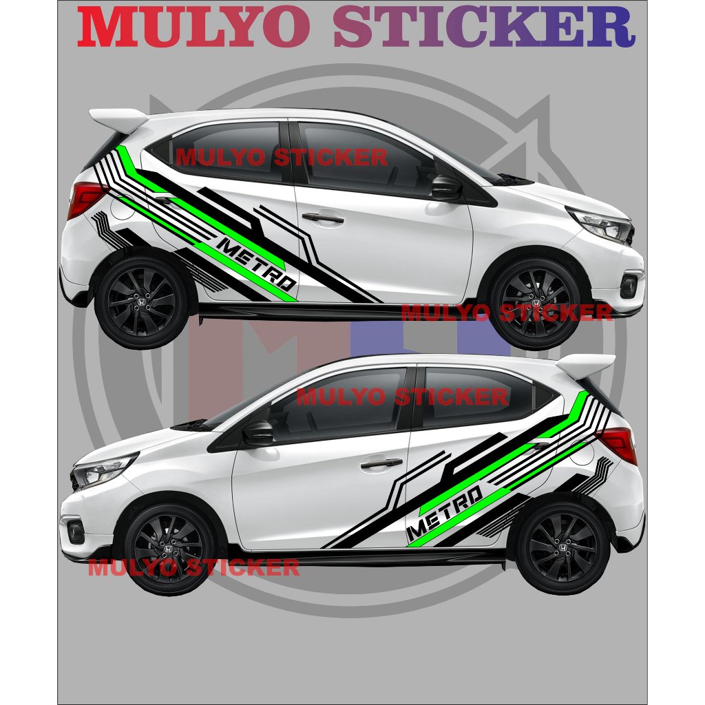 LATEST BRIO, AGYA CAR STICKER COOL CAR STICKER SIDE BODY LIST STICKER ...