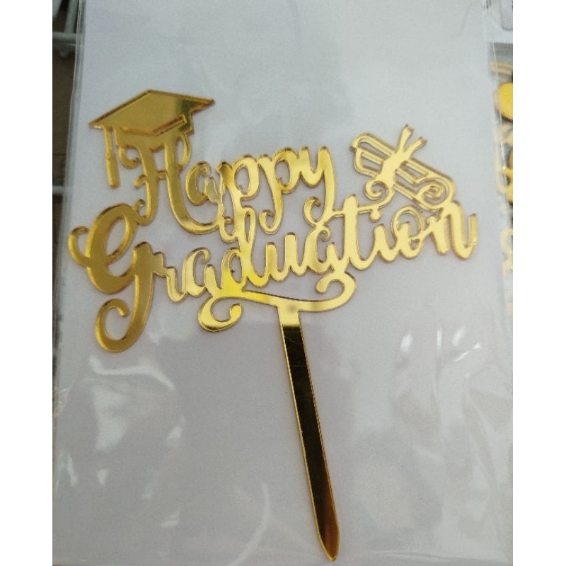 Happy Graduation Topper/Cake Topper | Shopee Philippines