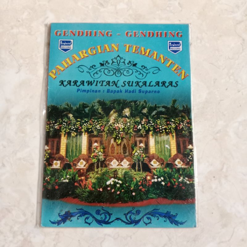VCD Cassette Gendhing Pahargyyan Temanten Karawitan Sukalar | Shopee ...