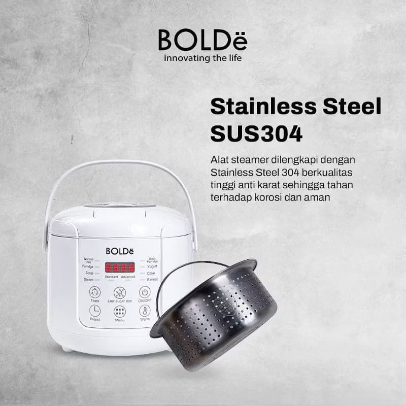 Bolde smart less sugar digital Rice cooker 1 Liter Official Guarantee ...
