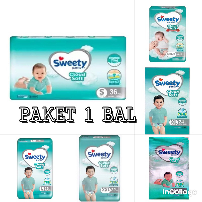 Sweety Silver Pants Package 1 Ball S36/M28/L26/XL24/XXL22 Tape NBS40 ...