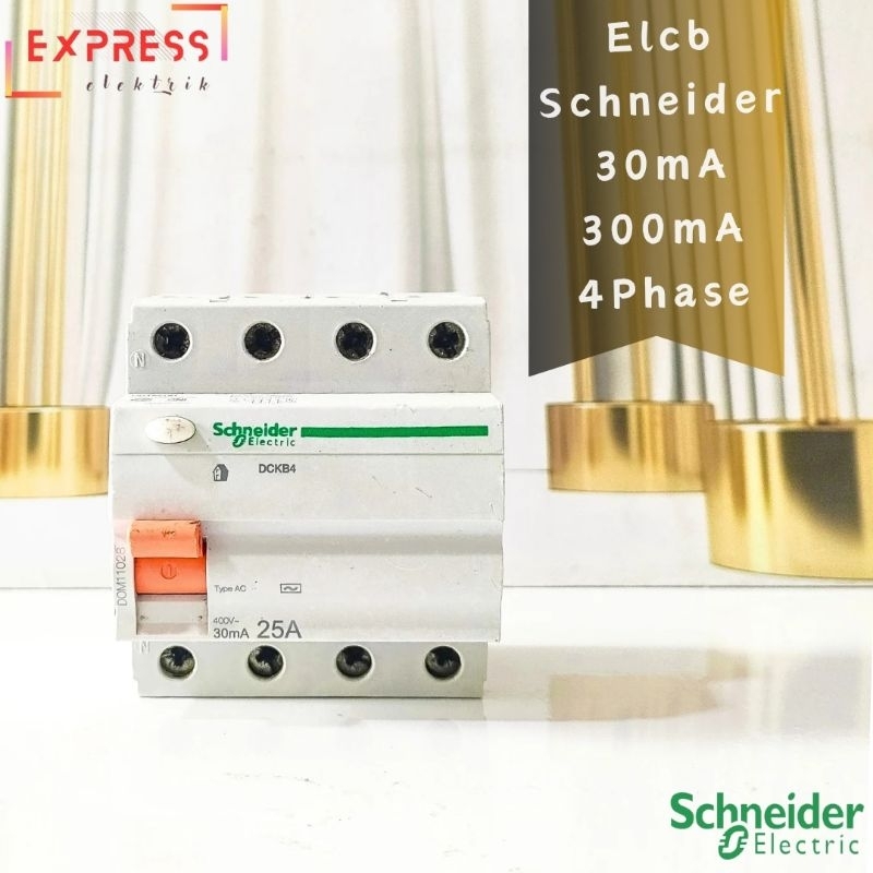 Rccb elcb Schneider domae 25a 40a 63a 30mA 300mA 4phase | Shopee ...