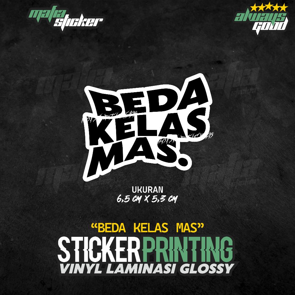 STICKER/PRINT CUT STICKER DIFFERENT MAS CLASS | Shopee Philippines