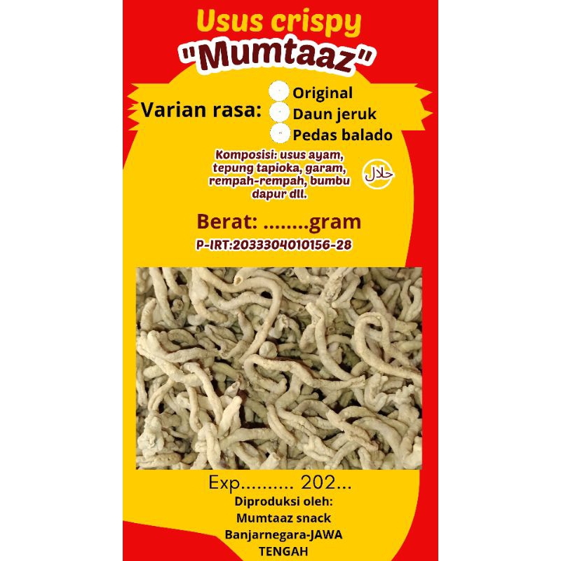 2 kg crispy chicken intestine/intestinal chips, free bubble wrap and ...