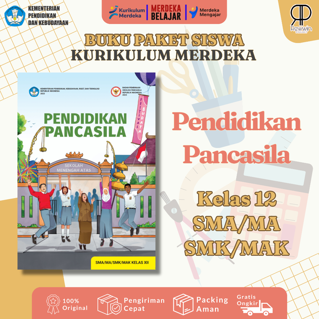 PANCASILA EDUCATION Book - PPKN - Class 12 SMA/MA/SMK/MAK Merdeka ...