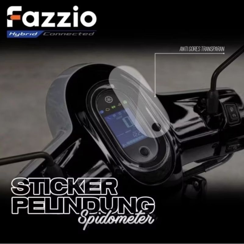 ANTI-SCRATCH STICKER FOR YAMAHA FAZZIO MOTORCYCLE SPEEDOMETER MICA ...