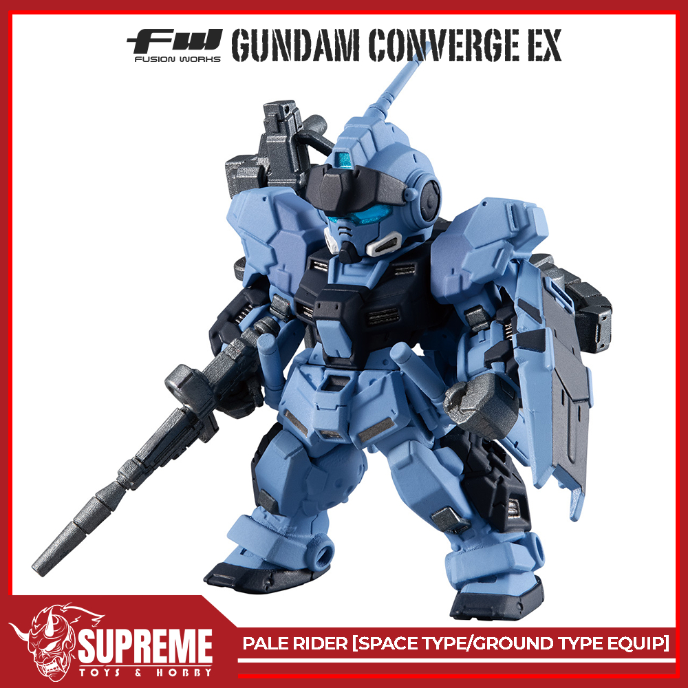 FW Gundam Converge EX26 EX 26 - RX-80PR Pale Rider (Space Type / Ground Heavy Equipment Type Set ...