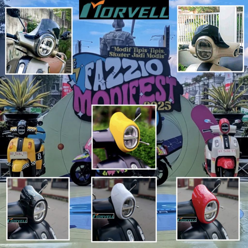 Fazzio visor Morvell winsil canopy variations winshield SportScreen ...