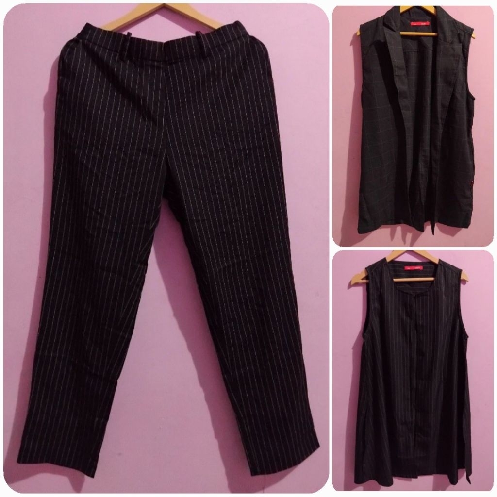 Preloved Women's Trousers and Vest Package | Shopee Philippines
