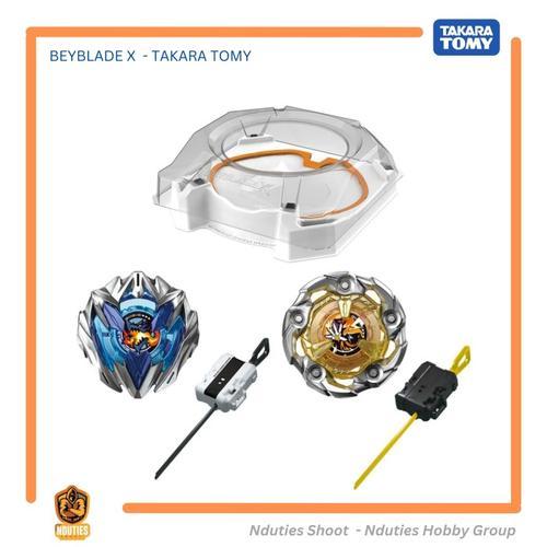 TAKARA TOMY - BEYBLADE X UX-04 BATTLE ENTRY SET U READYY | Shopee ...