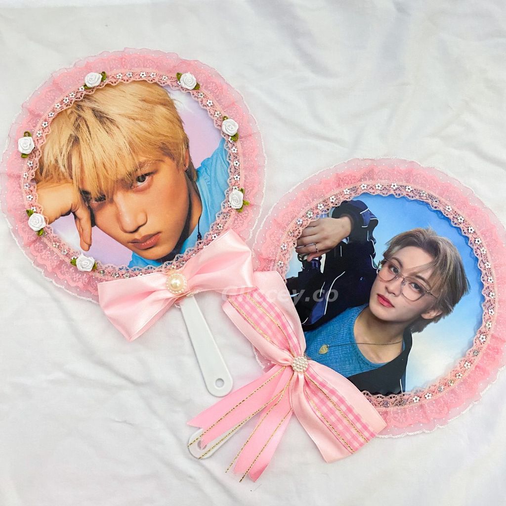 Custom uchiwa deco fan || Kpop concert kpop custom | Shopee Philippines