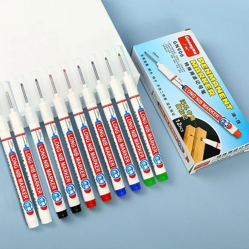 LONG HEAD MARKER / LONG NIB HEAD MARKER WATERPROOF IRON WOOD MARKER ...