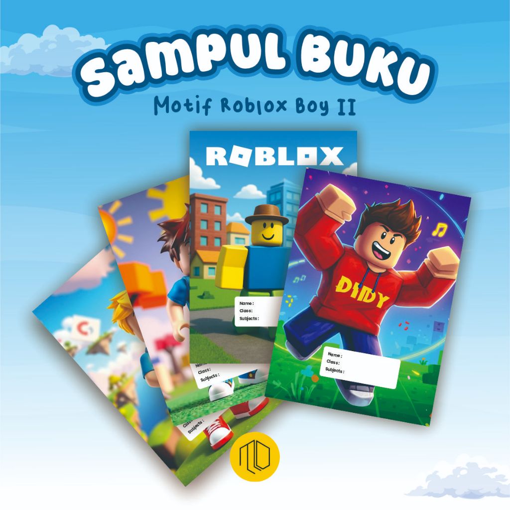 Roblox Boy Book Cover Part 2 Contents 10 PCS - Roblox Picture Writing ...