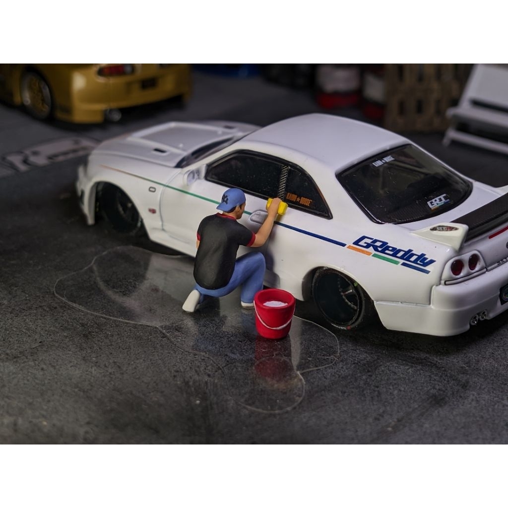 Miniature figure 1 scale male64 car wash v2 - AM37 | Shopee Philippines