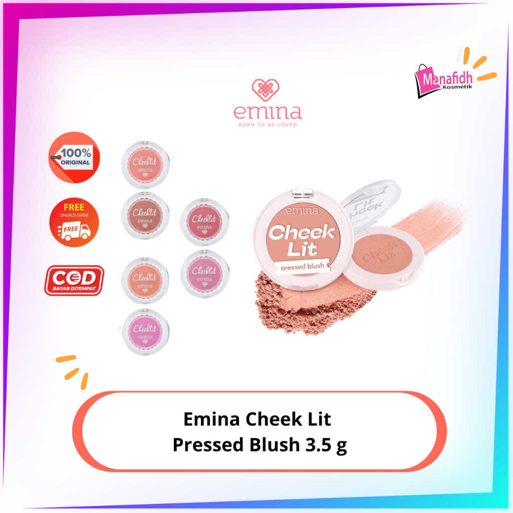 Emina Cheek Lit Pressed Blush 3.5 g | Shopee Philippines