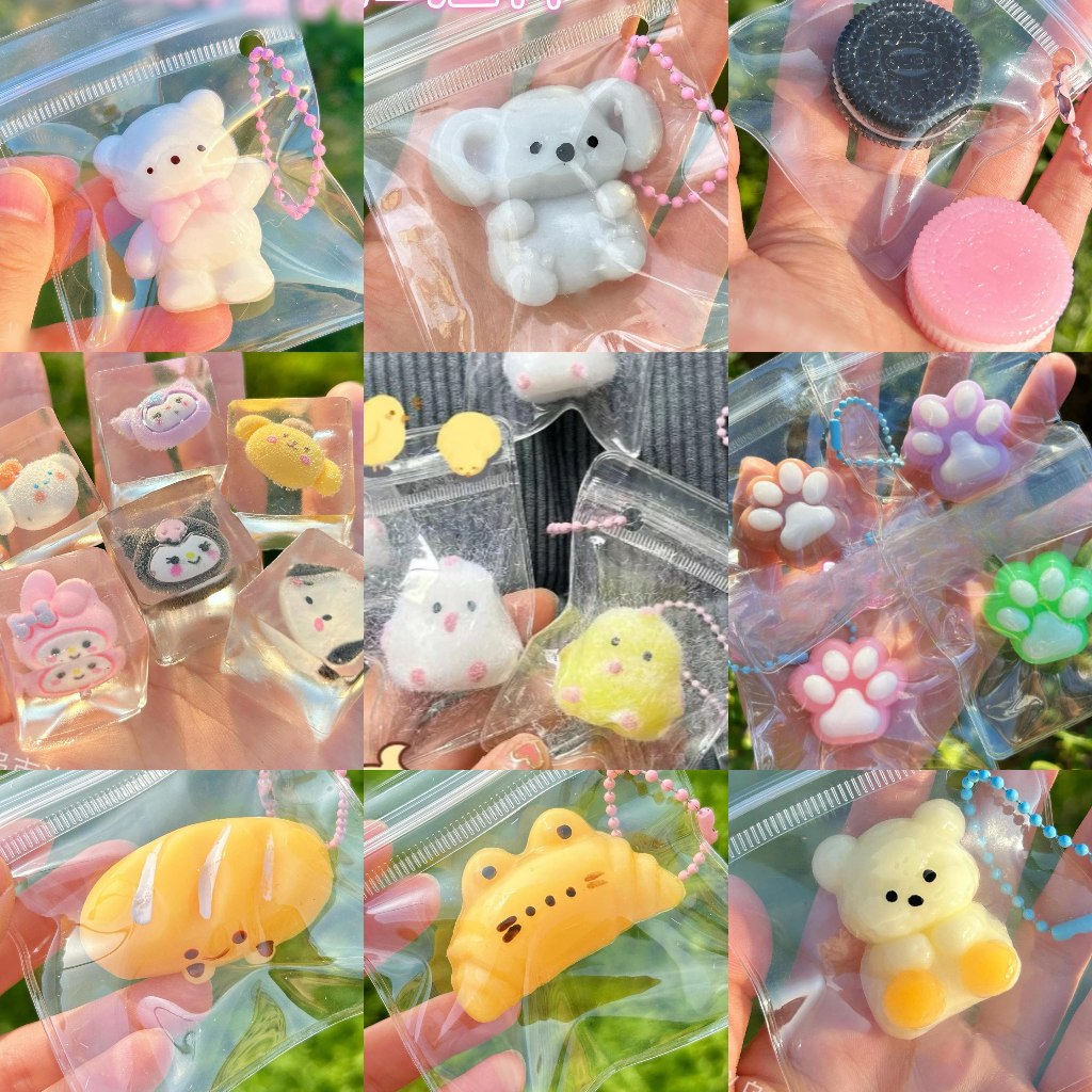 Taba Squishy Mini Chick Chicken Paw Cat Cute Cat Squeezy Fun Toys ...