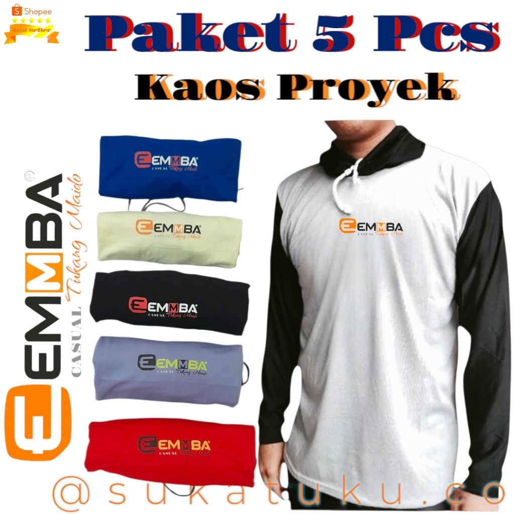 Package of 5 Pcs - Kuplok Tani T-Shirts Long Sleeve DTF Screen Printing ...