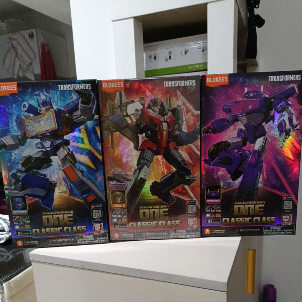Blokees Transformers one classic class soundwave starscream shockwave ...