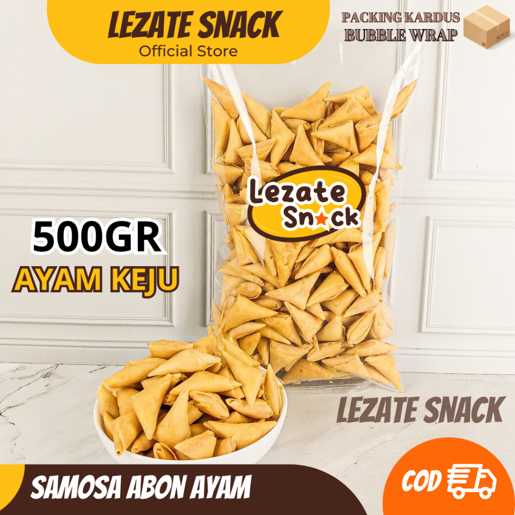 Chicken Shredded Samosa 500gr Premium Delicious Crispy / Dried Samosa ...