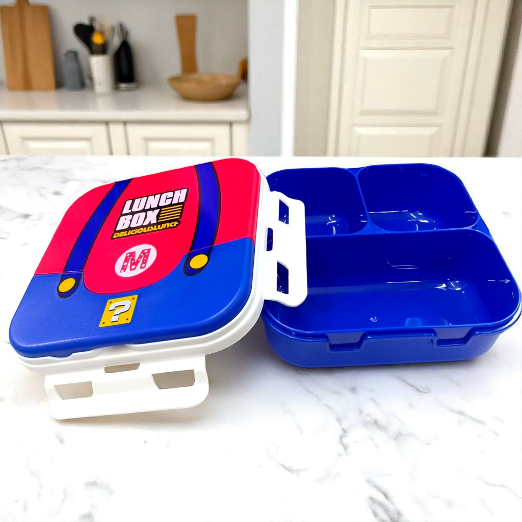 LUNCH BOX FOR SCHOOL CHILDREN CUTE LUNCH BOX MARIO BROS MOTIF 3 SEASONS ...