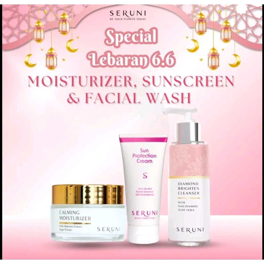 MATAHARI Seruni-Bundling Calming Moisturizer+Sun Protection Cream ...