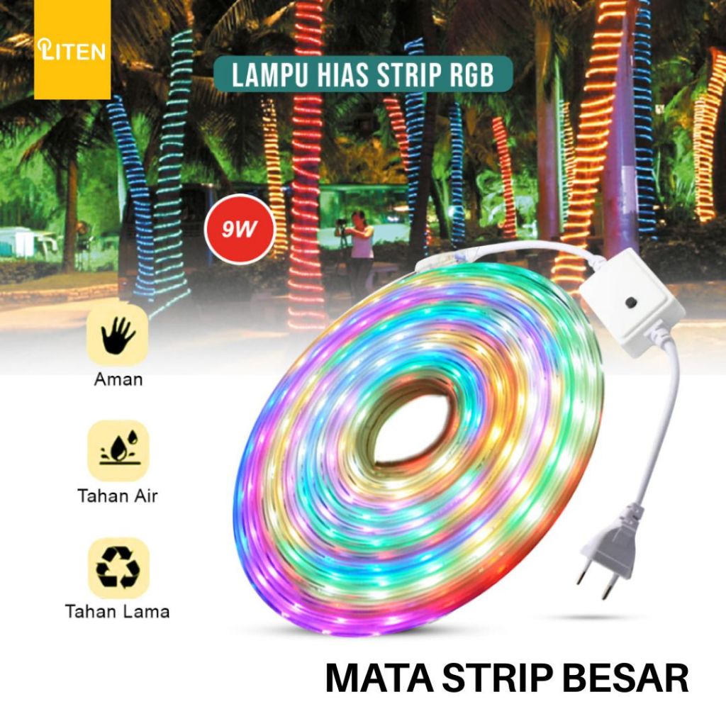 MERAH LED STRIP HOSE LIGHTS 2835 Red White 220v OUTDOOR RGB Colorful ...