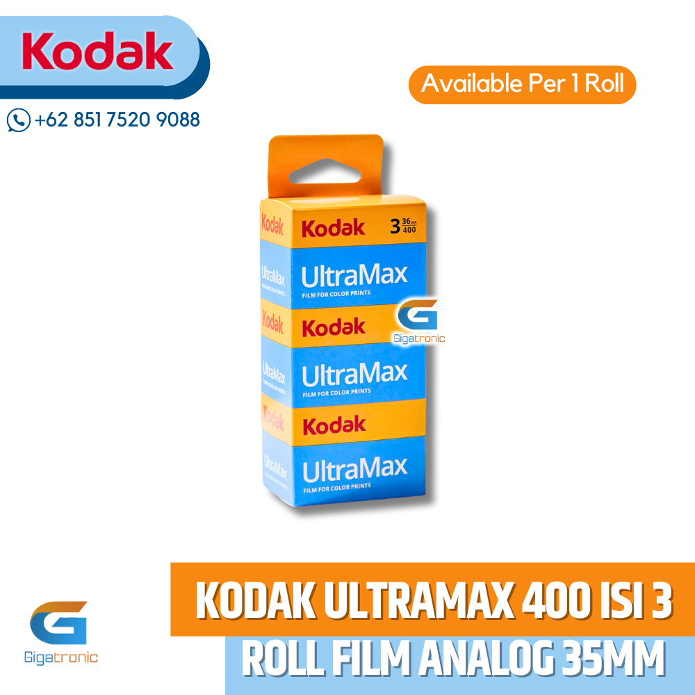 Roll FIlm Kodak Ultramax 400 35mm 36 Exposure (New Pack) - Negative Color Light | Shopee Philippines