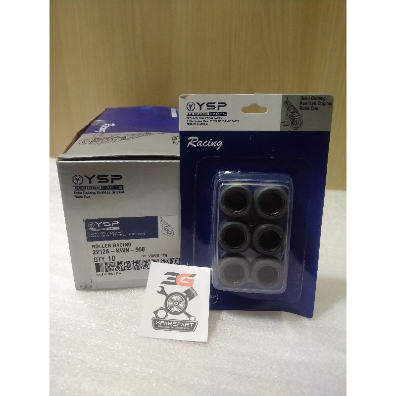 ROLLER SET RACING KWN 12GRAM VARIO 125 OLD/VARIO 125 ESP/VARIO 150/PCX ...