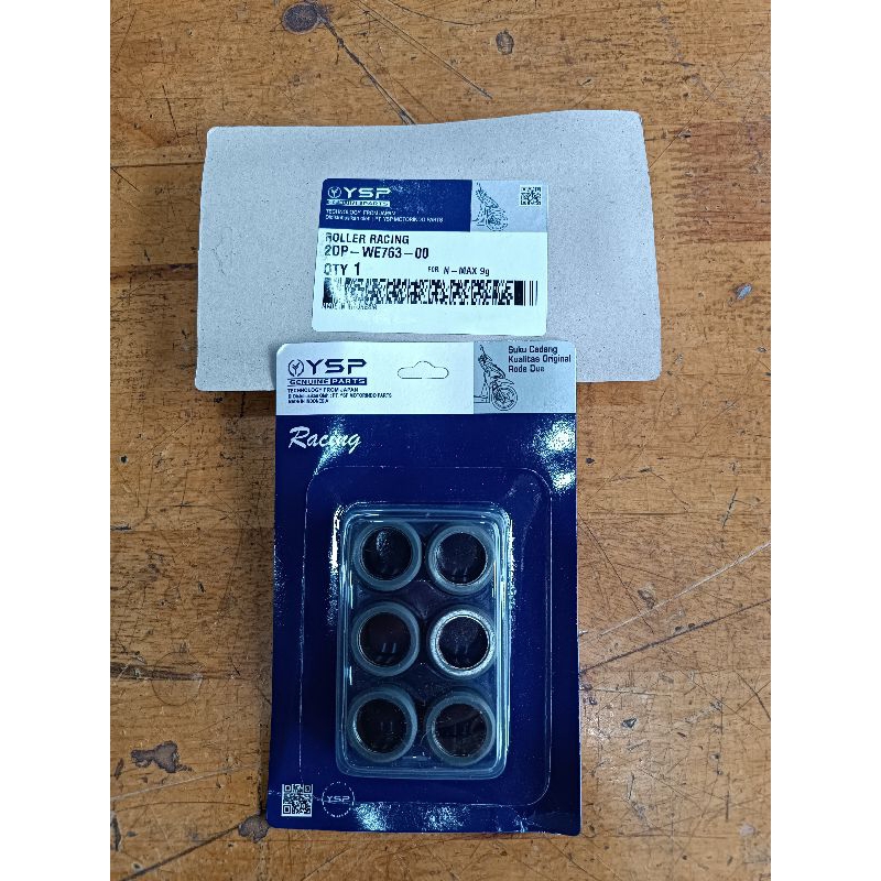 Roller SET RACING 2DP NMAX N-MAX 9 GRAM ORIGINAL YSP FCC | Shopee ...