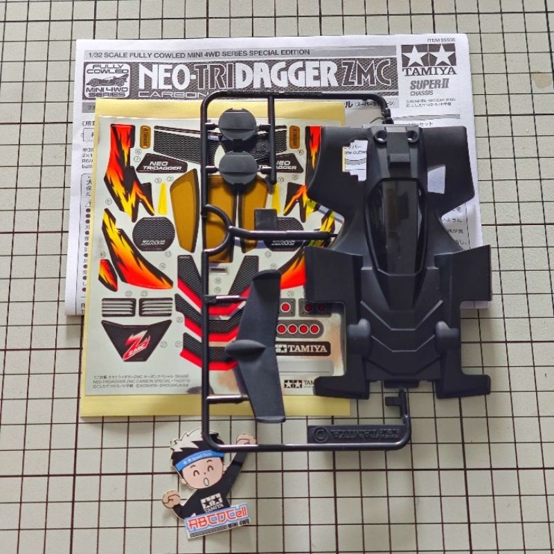 Tamiya 95508 body set neo tridagger zmc carbon special original can be ...