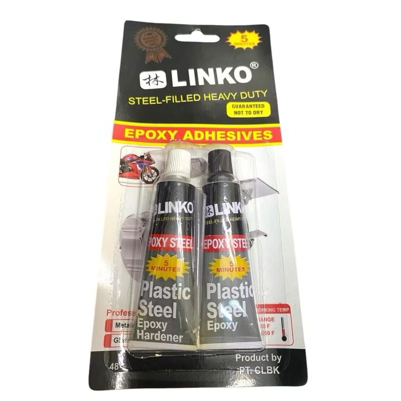 LINKO Plastic Iron Glue 5 MINUTES DRY Epoxy Adhesives Mixed Glue ...