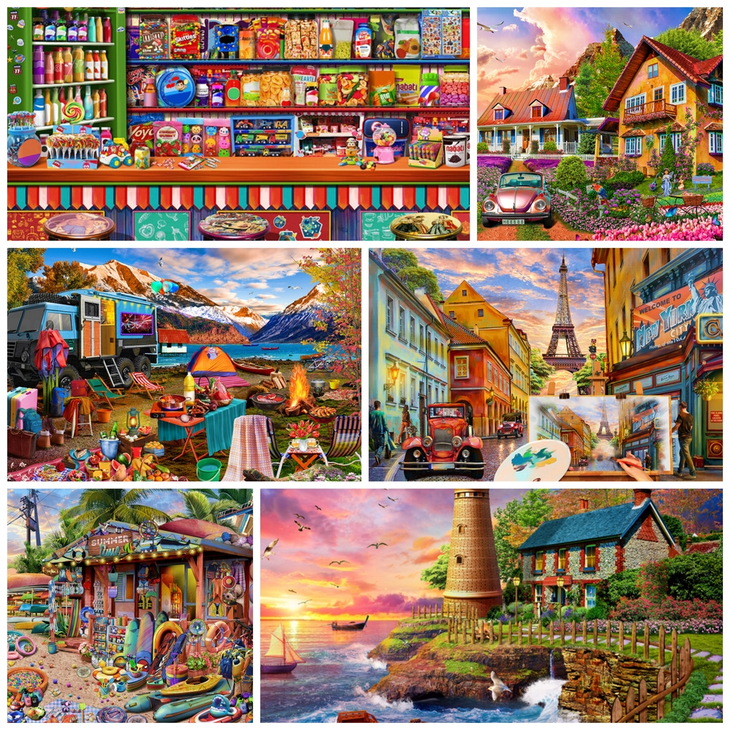 HUADADA Jigsaw Puzzle 1000 Pcs (Collection 2) | Shopee Philippines